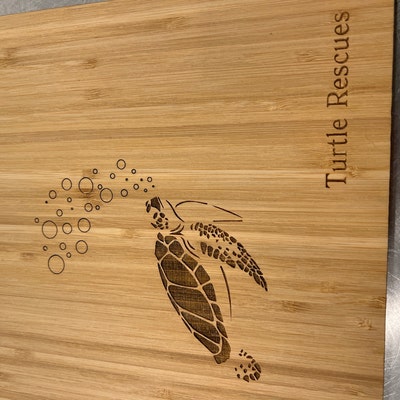 Sea Turtle Personalized Wood Photo Album Beach House Guest Book Bamboo ...