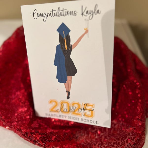 Graduation Card, Congratulations Grad Card, Graduation Card for Senior ...