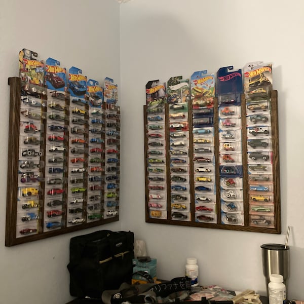 Unopened 1/64 Scale Die-cast Cars Oak Display Rack ("free" Shipping) - Etsy