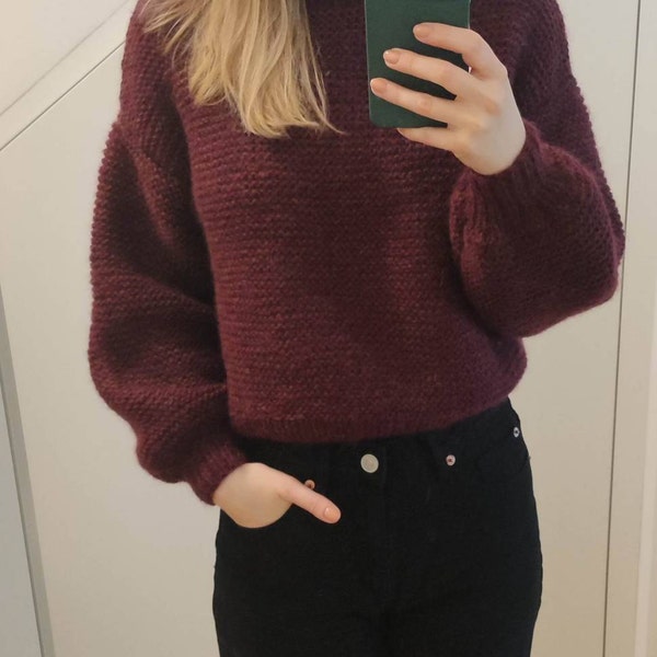 Knitting Pattern Claude Sweater - Etsy