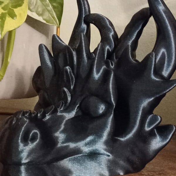 3d Printed Articulated Skeleton Dragon, Flat Wings Skeleton Dragon ...