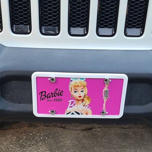 Pink Glitter Like Personalized Monogrammed License Plate Car Tag ...