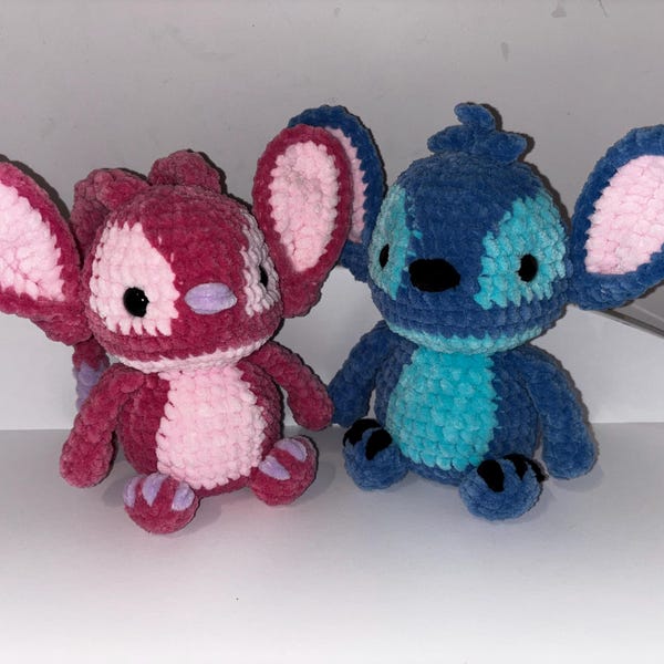 Blue and Pink Aliens Monsters CROCHET PATTERN / Amigurumi Pattern ...