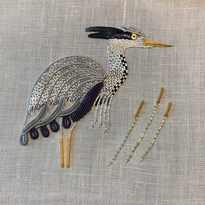 Metalwork Embroidery Squirrel Kit - Etsy