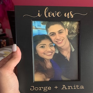 Personalized I Love Us Picture Frame Custom Picture Frame for Boyfriend ...