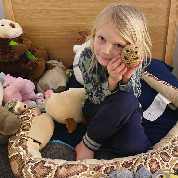 Crochet Tater Potato Amigurumi Plush / Stress Ball Cute/ Sensory Toy ...