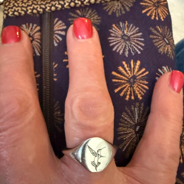 Caduceus Ring Medical Symbol Band Ring Sterling Silver Personalized ...