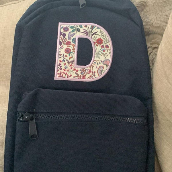 Liberty Santa Sack Christmas Letter Sack Embroidered Initial Boy Girl ...