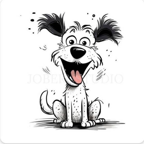 Crazy Dog Clipart PNG Bundle 15 High Quality Jpg,funny Grumpy Dogs ...