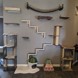 Floating Cat Stairs Floating Cat Bed Cat Perch Cat Furniture - Etsy