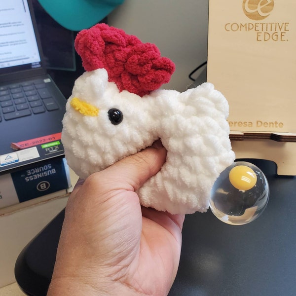 Crochet Squeezy Chicken Pattern - Etsy