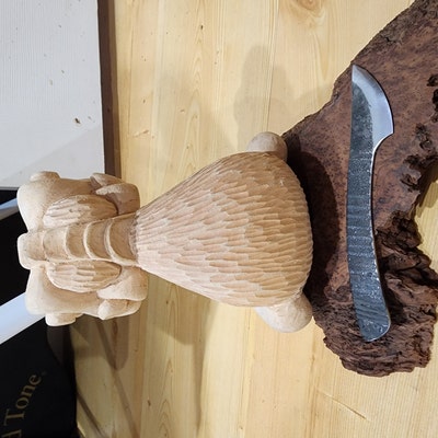 Skinning Knife Set 3pcs. Hand Made Forged Knife for Leather. - Etsy