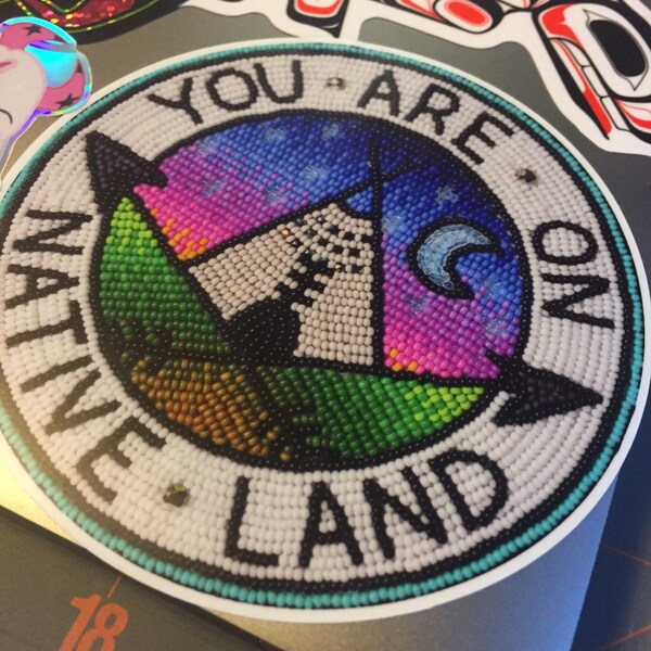 You Are on Native Land Sticker - Etsy