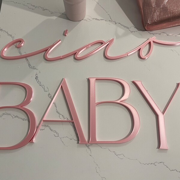 Custom Wall Sign Letters. Any Font, Size or Color. Stunning Wall Sign ...