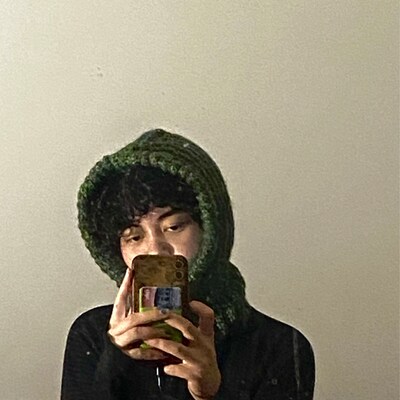 The Ribby Balaclava Crochet Pattern digital Balaclava Hood Crochet ...