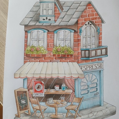 Pocket World: Miniature Worlds Coloring Book by Coco Wyo - Etsy