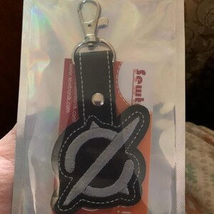 FFXIV Embroidered Job Icon Logo Soul Stone Keychain Fob Reaper - Etsy