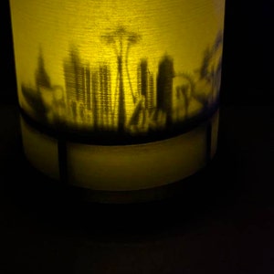 London Skyline Shadow Play: Beautiful Candle Attachment, Souvenir for ...
