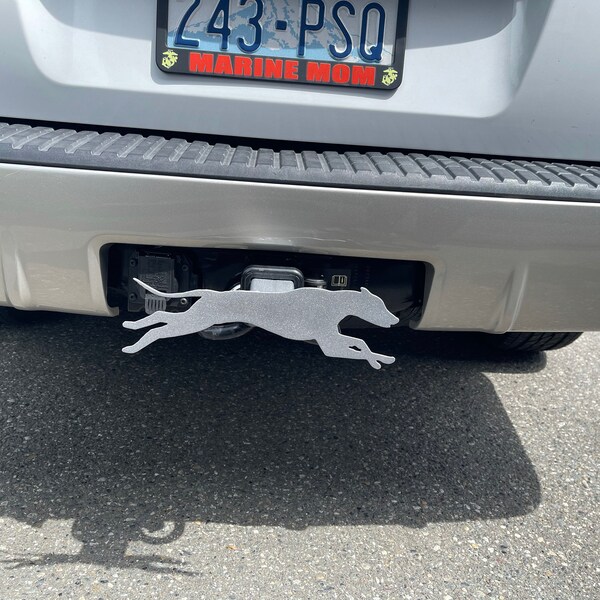 Custom Greyhound Trailer Hitch Plug - Etsy