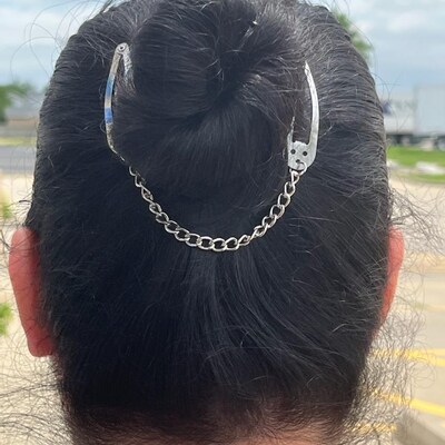 Chain Hair Clips, 90s Alternative Punk Goth Grunge Style - Etsy