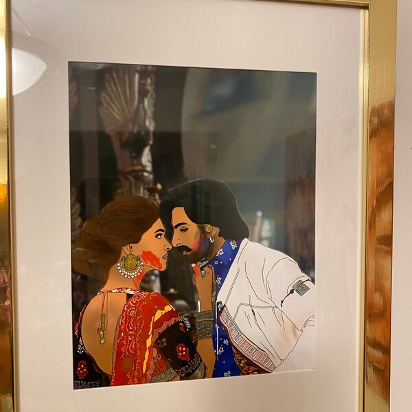 Lahu Munh Lag Gaya Art Print // Ramleela // Bollywood // Desi Art - Etsy