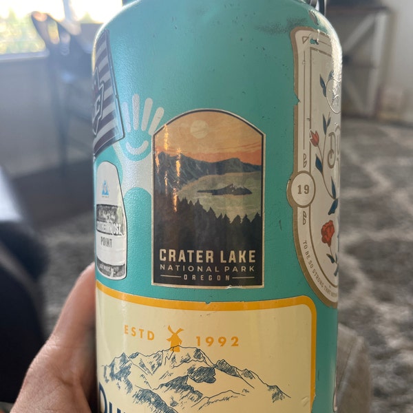 Sticker | CRATER LAKE, Crater Lake National Park Decal, Stickers for ...