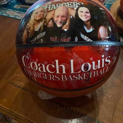 Custom Photo Basketball Courtside Design Great for Senior Night, Coach ...