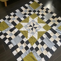 Flower Checks Quilt Pattern - Etsy Canada