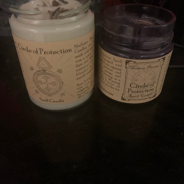 Circle of Protection Magic Spell Candle - Etsy