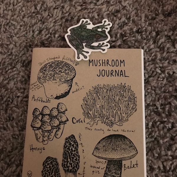 Mushroom Journal FORAGING Field Guide Notes for Edible Mushrooms Zine ...