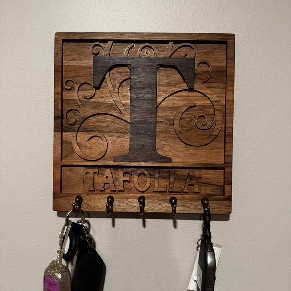 Bible Verse Key Holder, Key Holder Scripture, Scripture Wall Art Wood ...