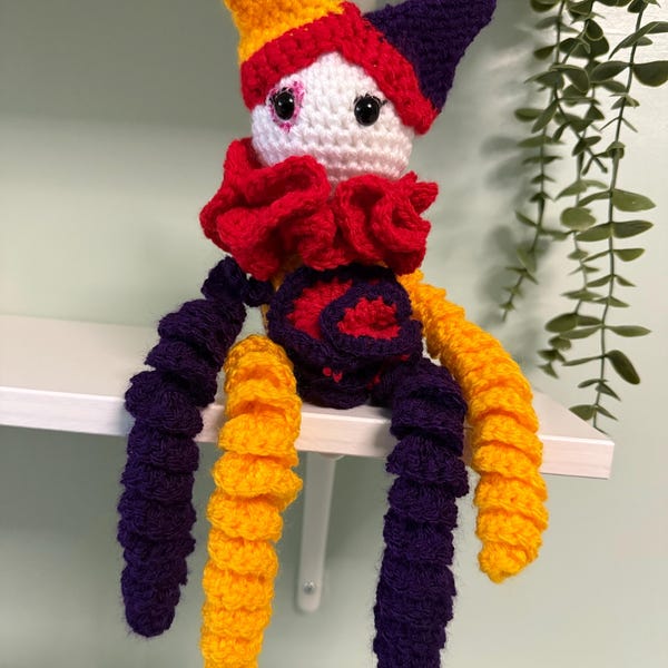 UPDATED Spiral Clown Keychain Pattern- Amigurumi- Beginner- Accessory ...