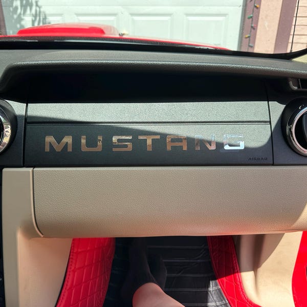 Ford Mustang Headrest Pony Outlines Decals (2) - Etsy