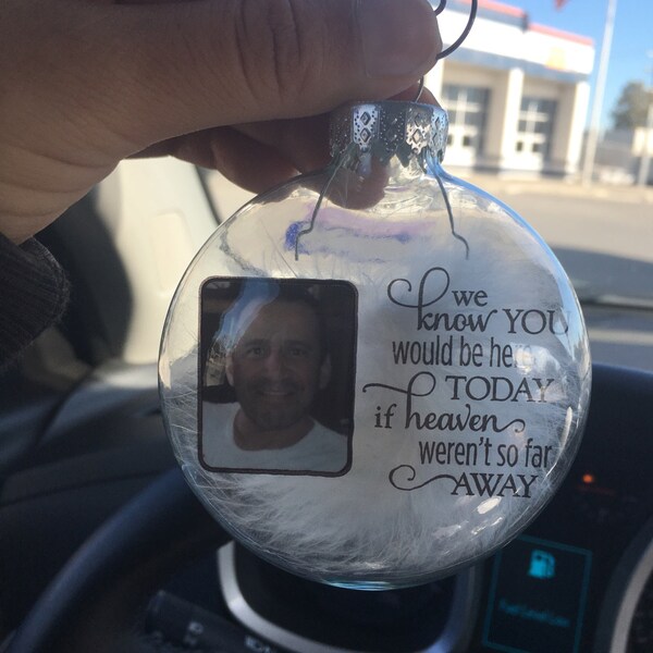 In Memory Ornament - Personalized Christmas Ornament - Memorial ...
