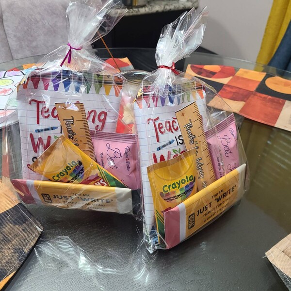 BULK ORDER **ONLY** Teacher Appreciation Goodie Bag | Treat Bag for ...