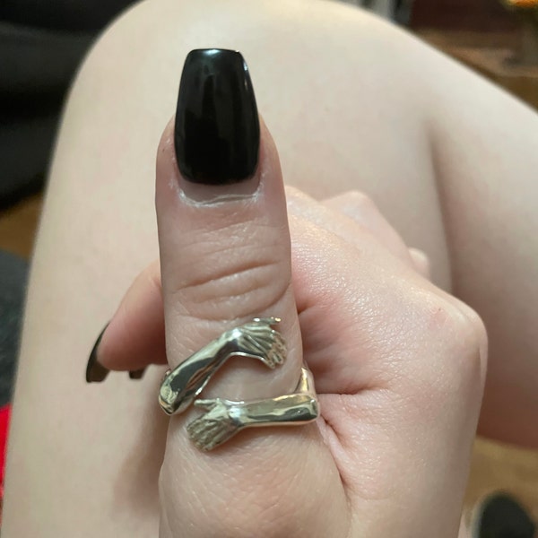 The Original Hug Ring. Handmade in London From Recycled Sterling Silver ...