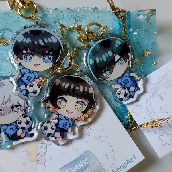 Unofficial Blue Lock Keychains - Etsy