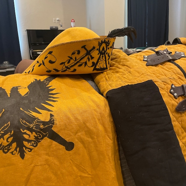 Custom Embroidered Short Half Cape/ Fencing Cape, Made to Order - Etsy