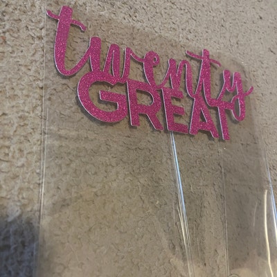 Glitter Zodiac Sign Pisces Symbol Cake Topper Birthday Party Cake ...