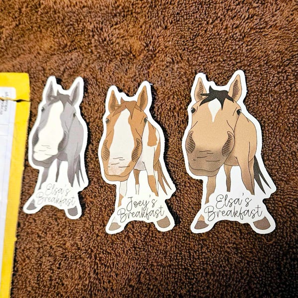 Customizable Peeking Horse Decal Personal Sticker Gift for Equestrian ...