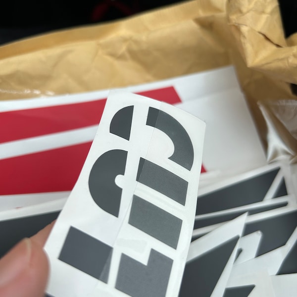 Triangles JDM Car Livery Decal Sticker Side Vehicle Wrap Bumper Sticker ...