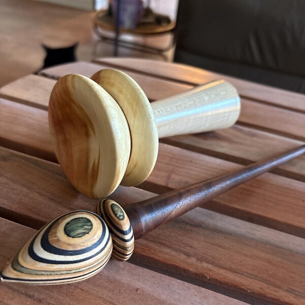 Support Spindle Stand - Supported Spinning - Drop Spindle - Cherry - Etsy