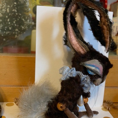 ADULT Pink Boy Rat Stuffed Toy. Social-emotional Toy of Eco-friendly ...