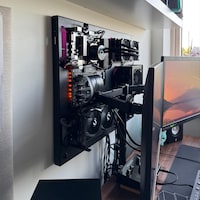 Wall Computer Case, Computer Wall Mount, Open Case, Full ATX, Open Air ...