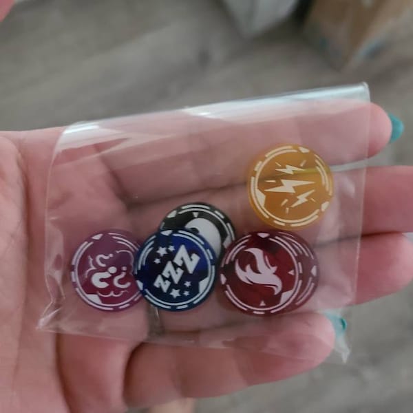 Acrylic Effect Tokens - TCG Effect Tokens - Etsy
