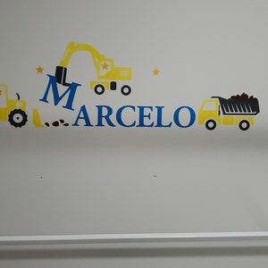 Trucks Decal, Construction Trucks Decals ,excavator Mixer Sticker ...