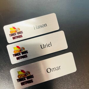 Metal Wearable Magnetic Name Tags for Business or Work - Etsy