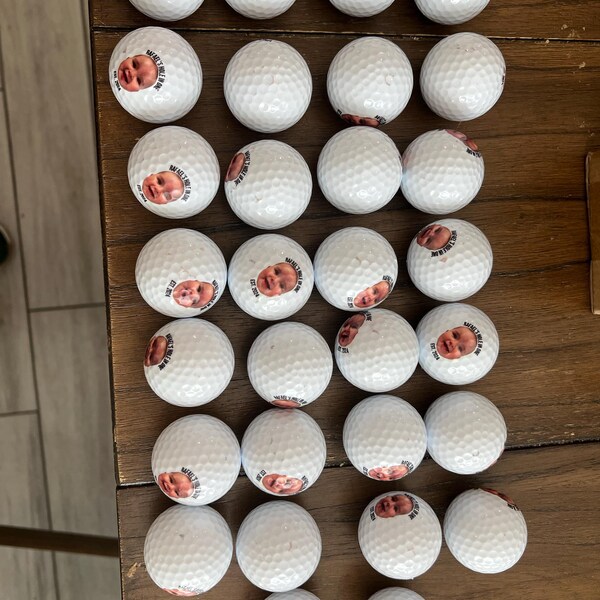 Golf Ball With Face on It, Your Face on Golf Ball, Custom Image Golf ...