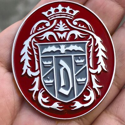 Dracula Crest Pin - Etsy