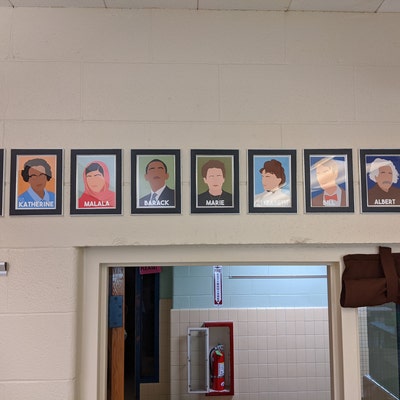 Sally Ride Feminist Portrait Minimalist Feminist Poster - Etsy